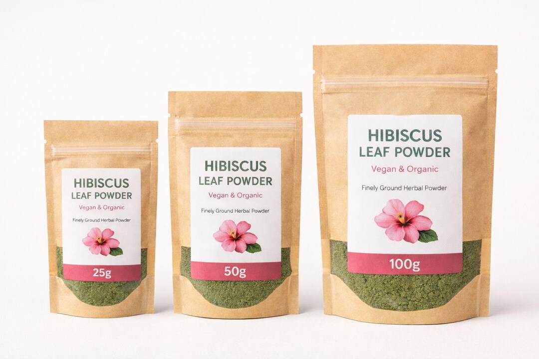 Organic Hibiscus Leaf Powder | Ceylon Tea & Skincare - Etsy