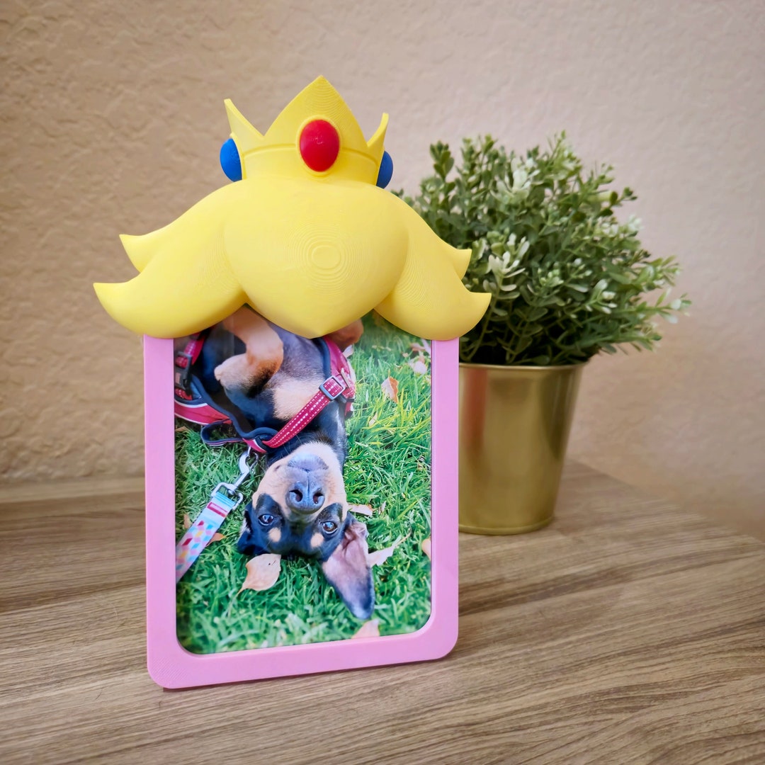 Peach Picture Frame | 4x6 | Video Game Frame | Video Game Gift - Etsy