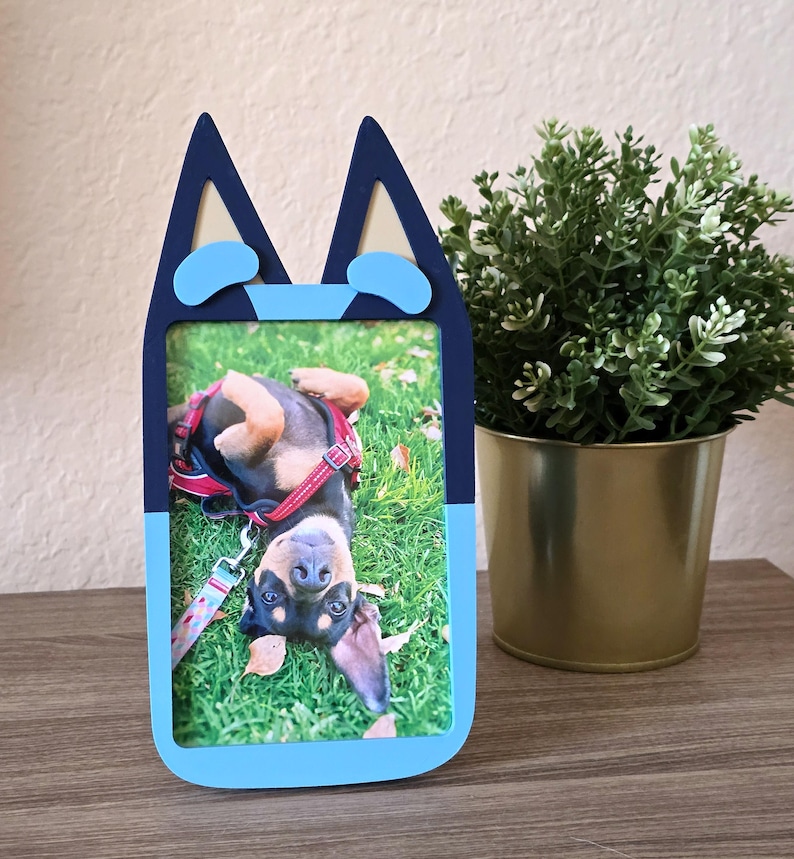 Bluey Picture Frame | 4x6 | Puppy Frame | Kid's Gift - Etsy