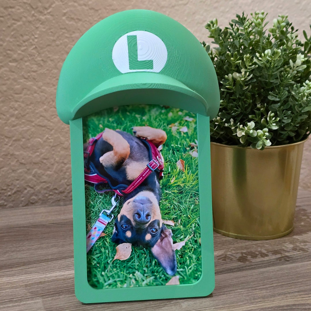 Luigi Picture Frame | 4x6 | Video Game Frame | Video Game Gift - Etsy