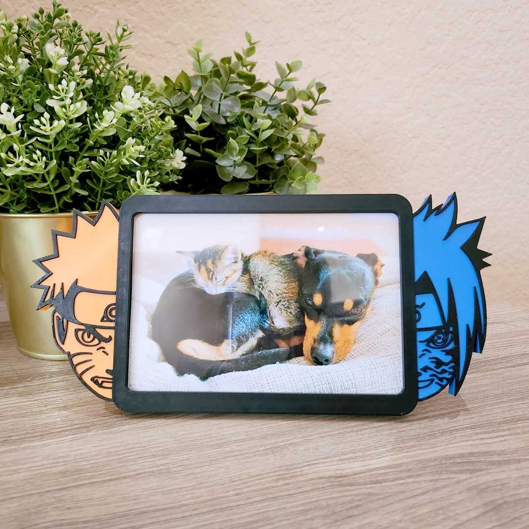 Naruto Sasuke Picture Frame 4x6 Anime Gift - Etsy