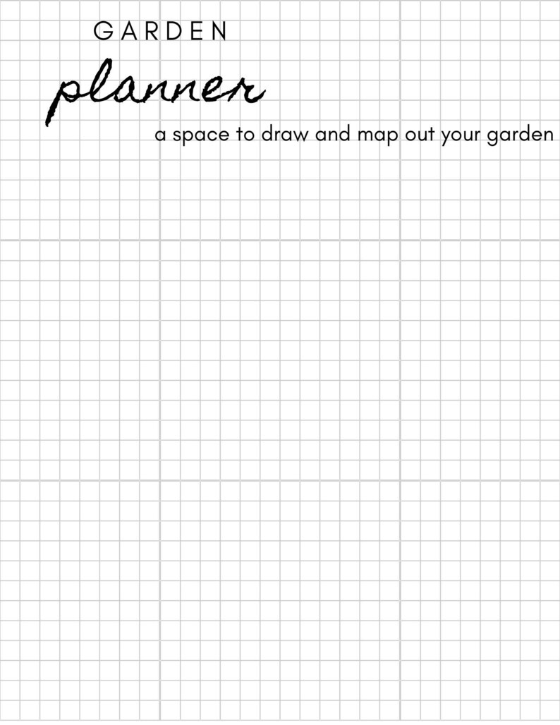Printable Garden Planner - Etsy