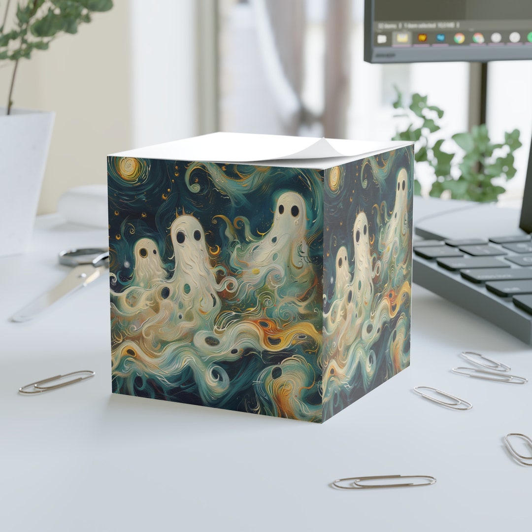 Artsy Ghosts Oil Paint Van Gough Inspired Starry Sky Celestial Stargaze ...