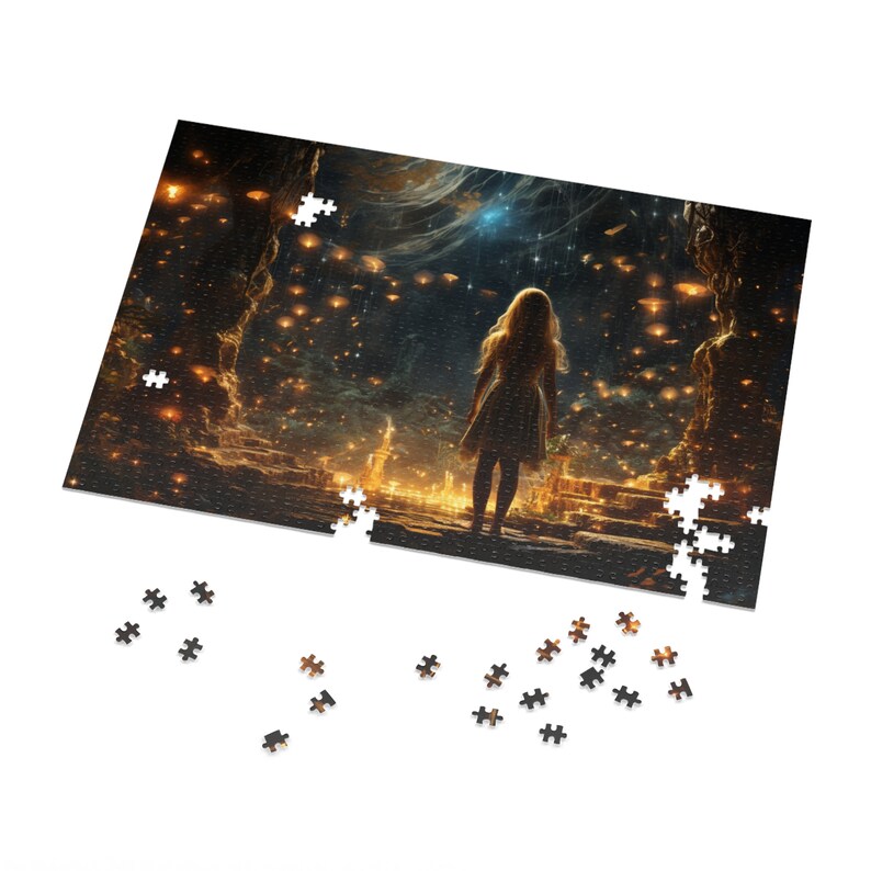 Fantasy Realm Forbidden Caves Underground Exploration Fae Woman Brain ...