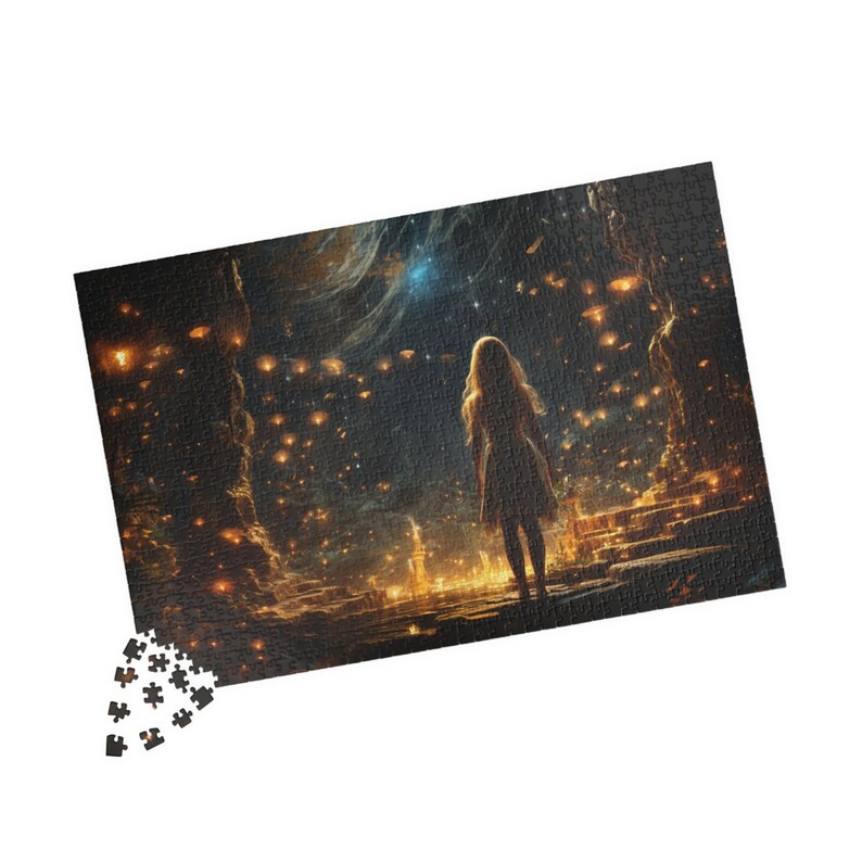 Fantasy Realm Forbidden Caves Underground Exploration Fae Woman Brain ...