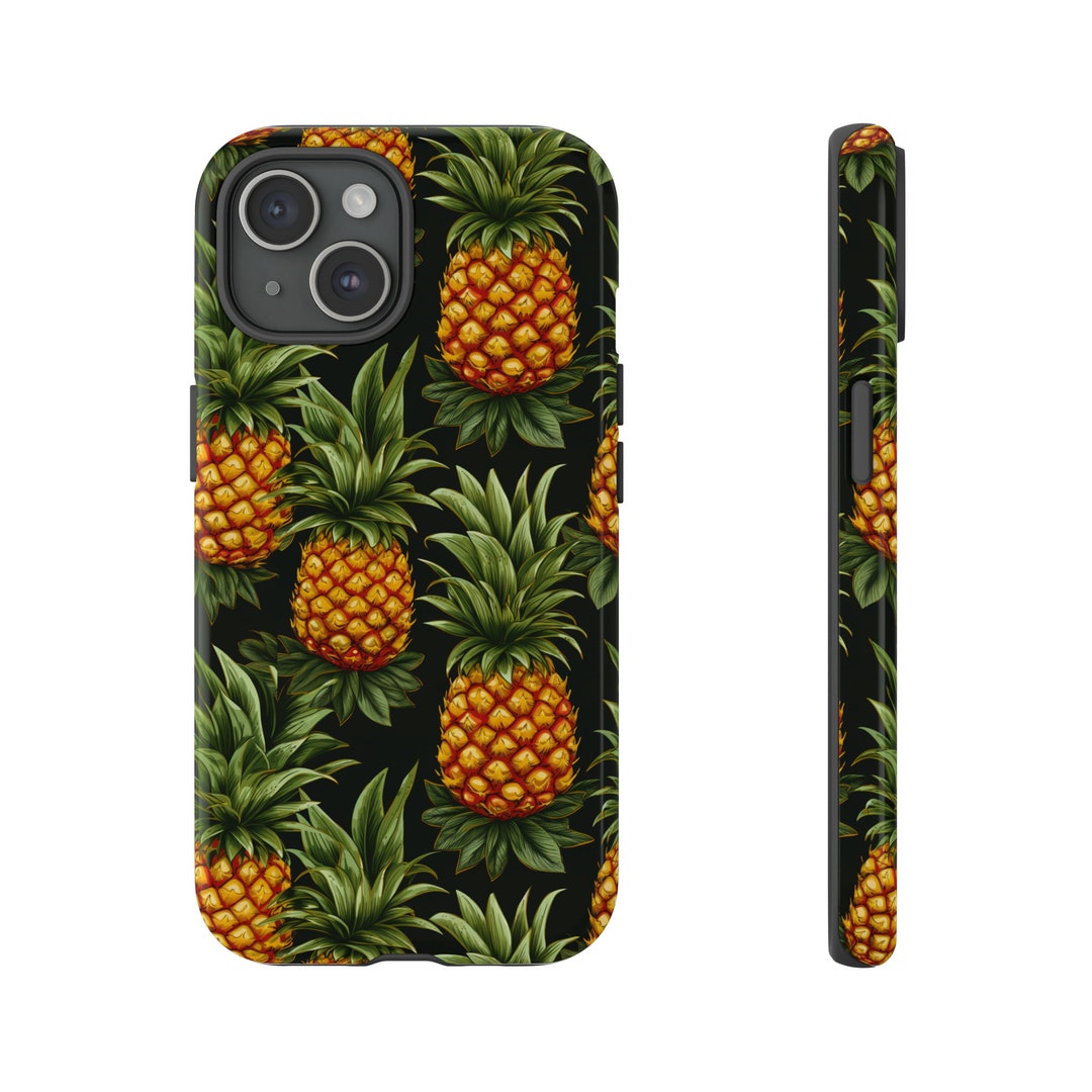 Pineapple Tropical Vacation Collage Pattern Wrap Design Tough Case ...