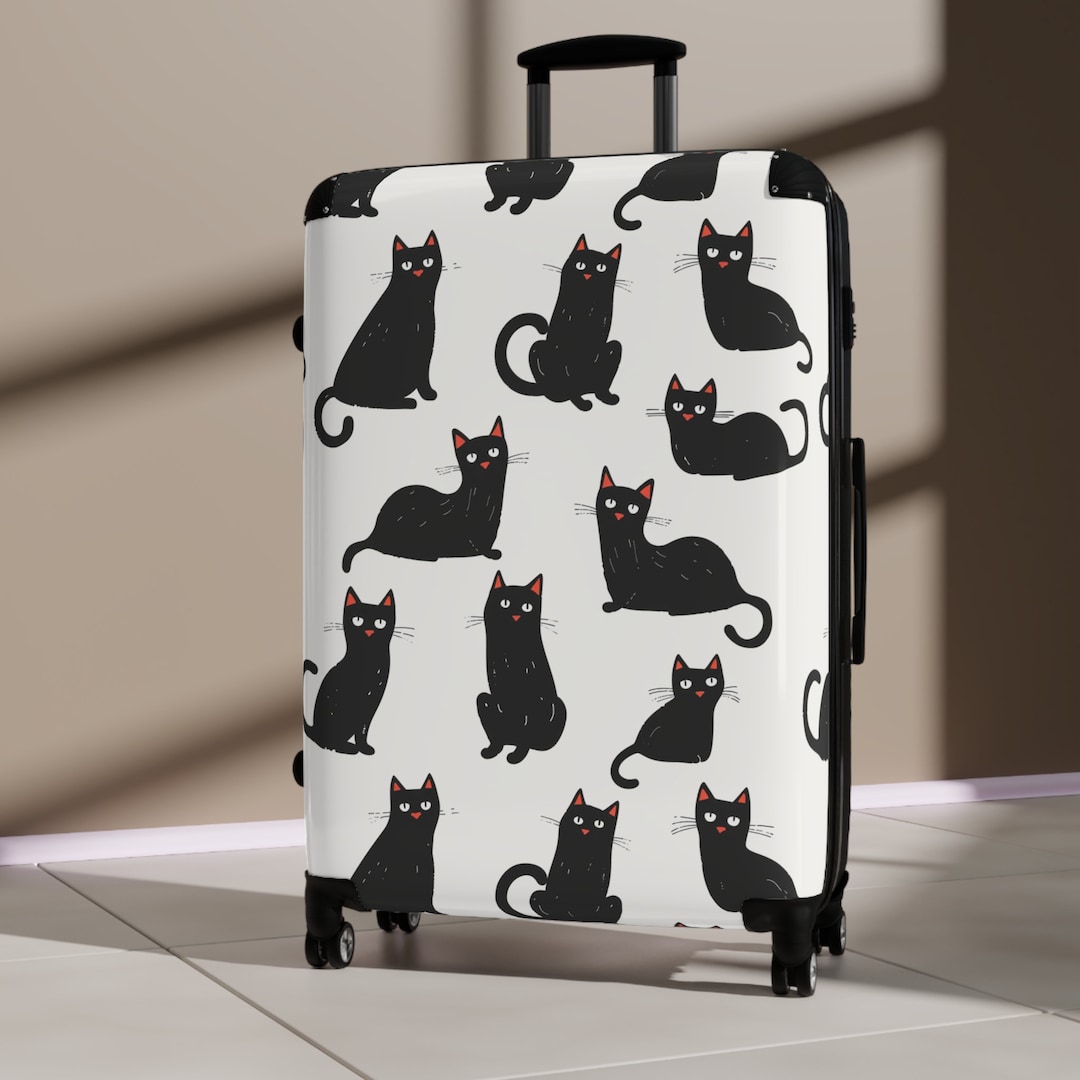 Black Cats Cartoon Artistic Anime Graphic Stylish & Sturdy Easy-to-spot ...