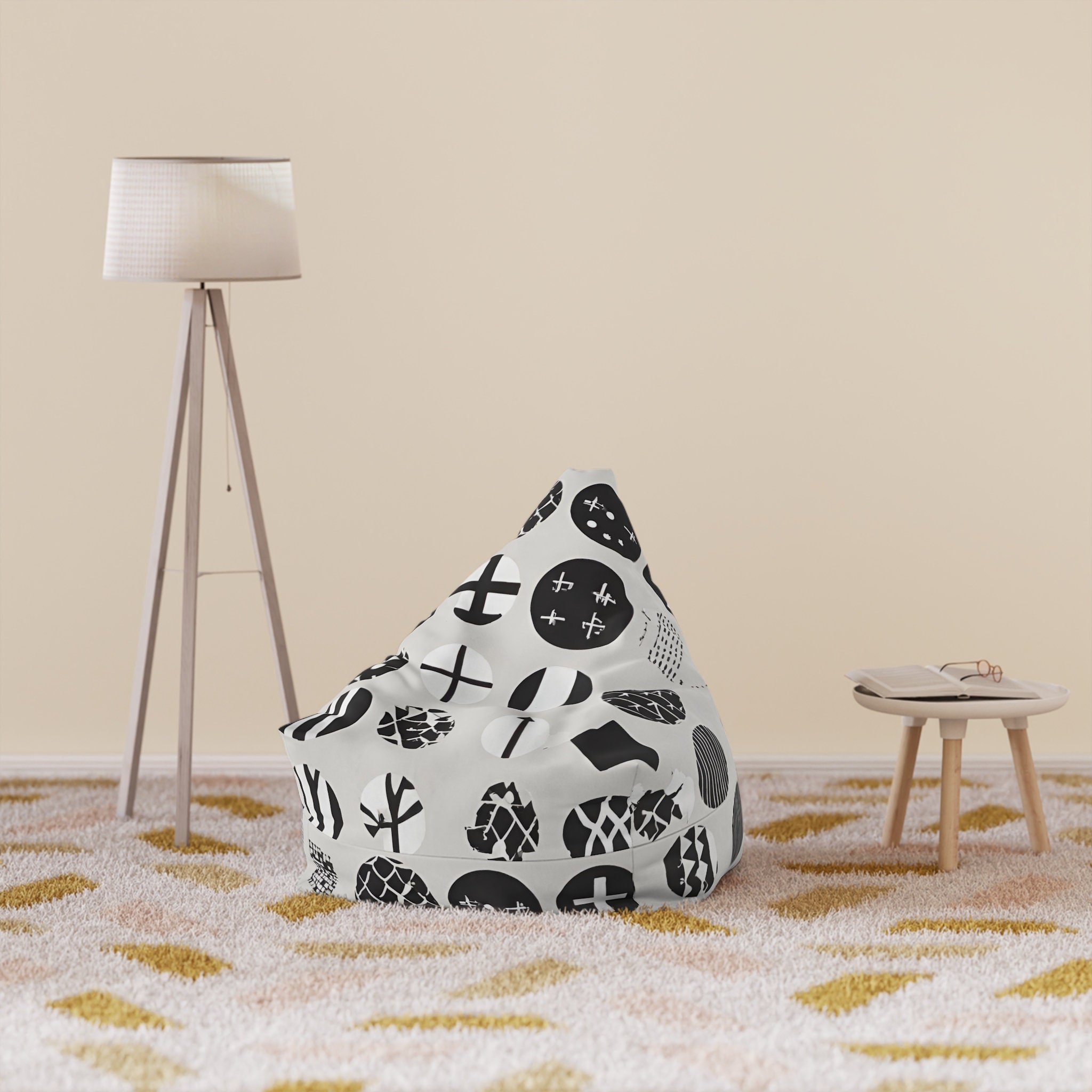 Scandi Chic Bean Bag Chair Cover - Etsy