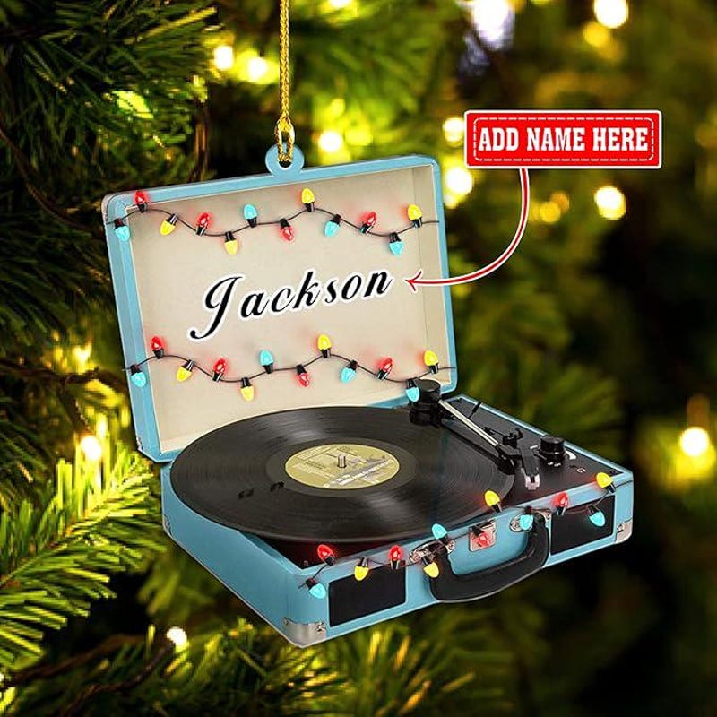 Vinyl Record Christmas Ornament - Etsy