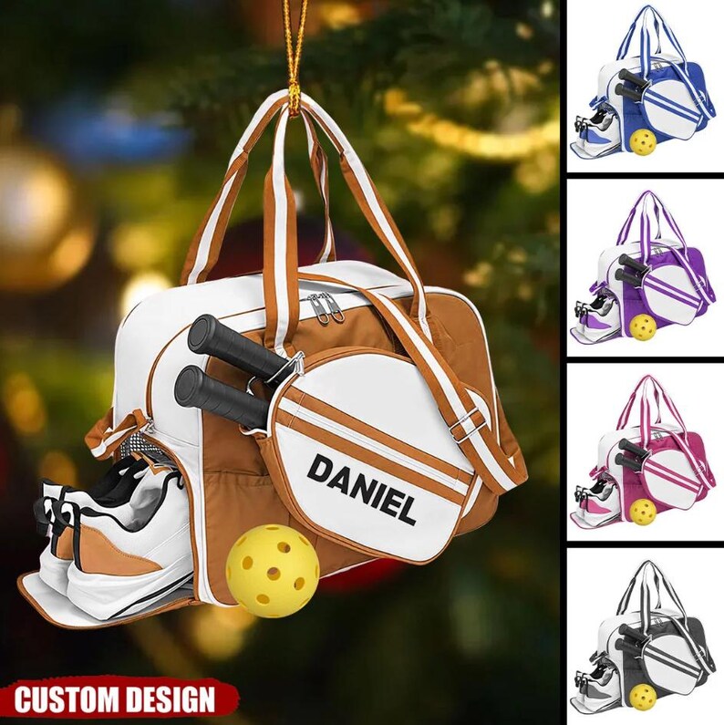 Personalized Pickleball 2D Flat Ornament Gift for Pickle Ball Player - Etsy