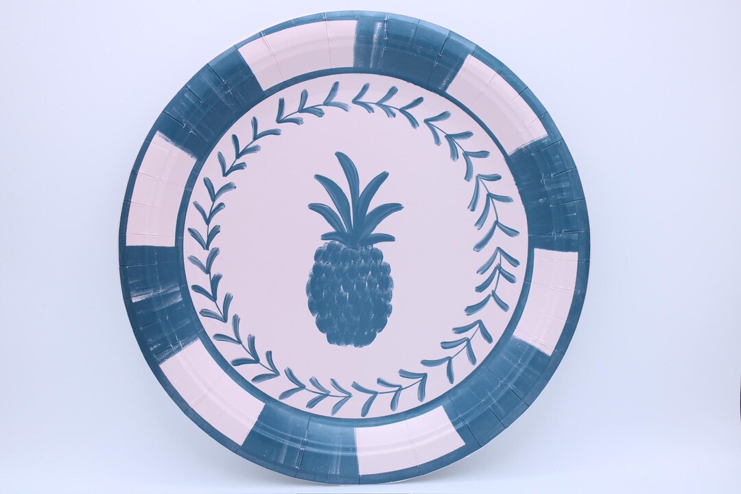 Jackfruit Josephine Dinner Plates 8 per Pack in Denim & Ballet - Etsy