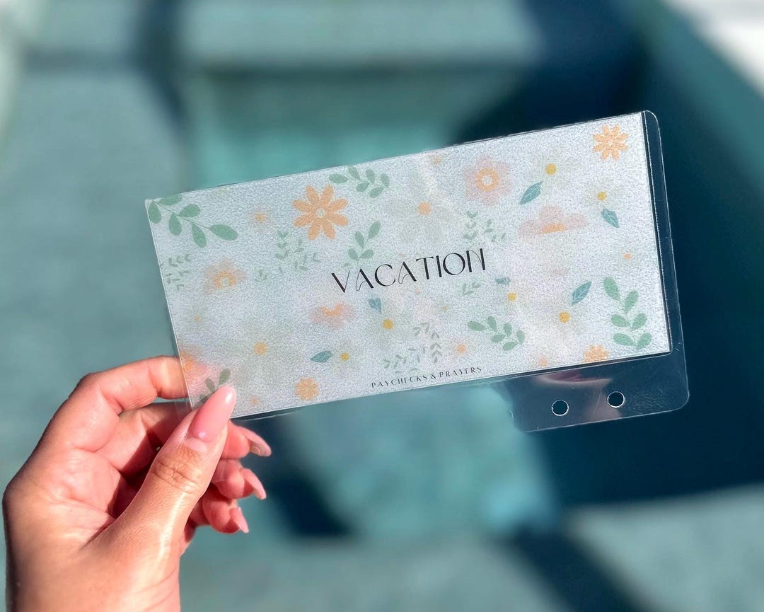 Custom Cash Envelopes | Floral | A6 Personal | Money Envelope | Cash ...