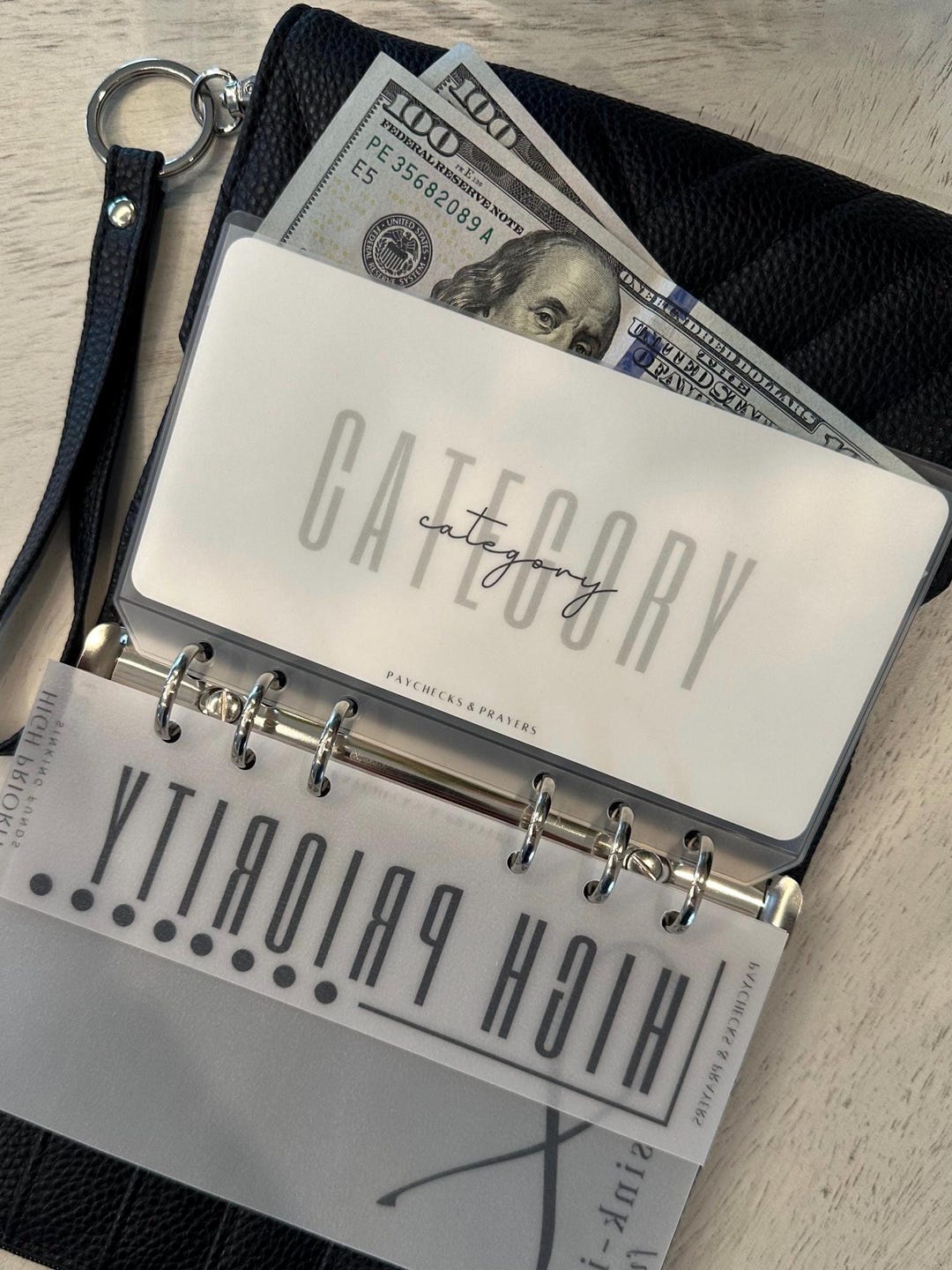 Custom Cash Envelope Inserts Glossy Laminated Cash Stuffing ...