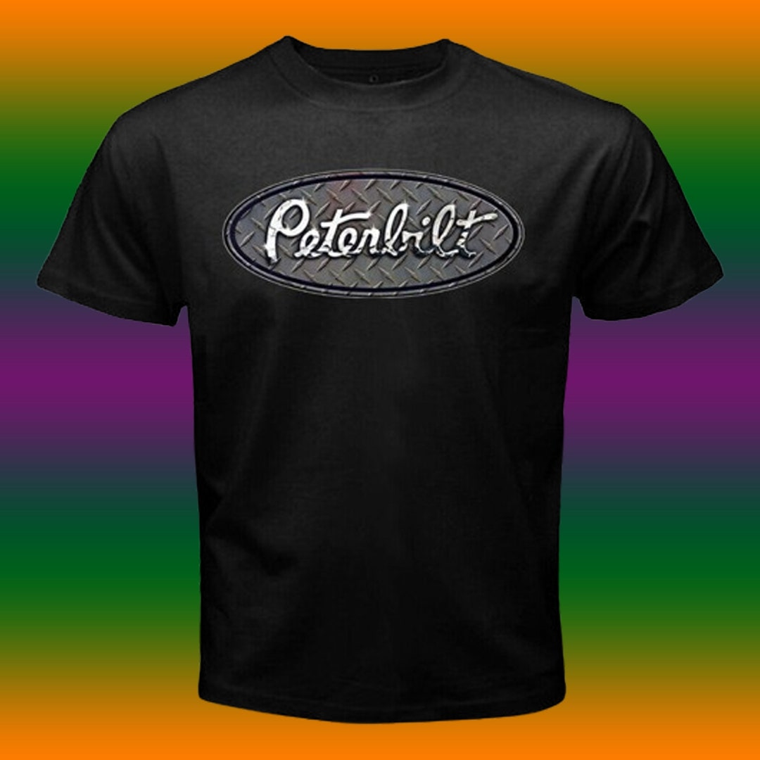 Peterbilt Truckers Silver Logo Men's Black T-shirt Size S - Etsy