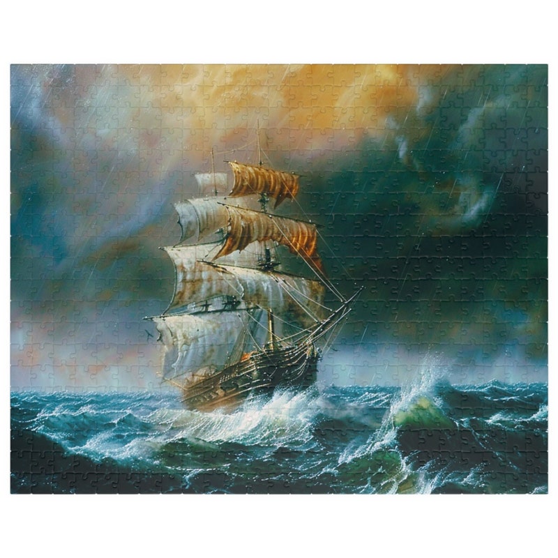 Ship Puzzle - Etsy