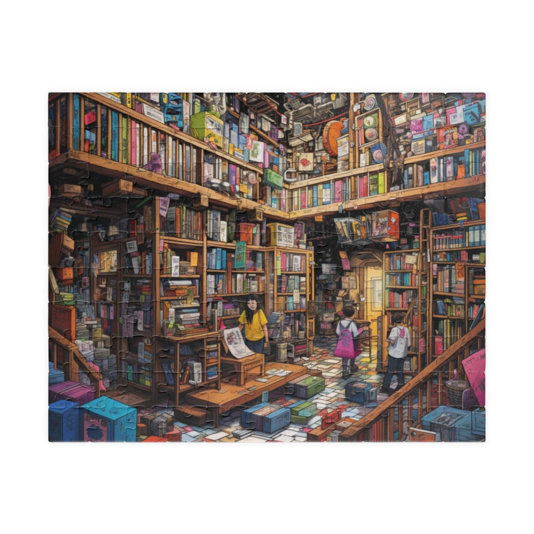 Fantastical Library Jigsaw Puzzle: Unique Challenging Puzzle - Etsy