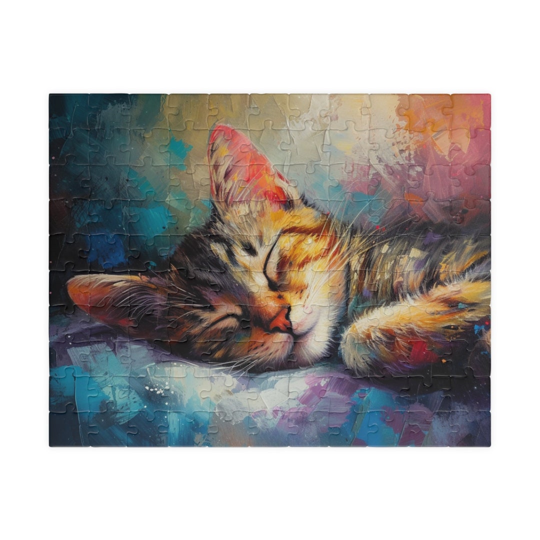 Baby Kitten Jigsaw Puzzle, Cute Kitten, Puzzle for Cat Lover, Meow ...