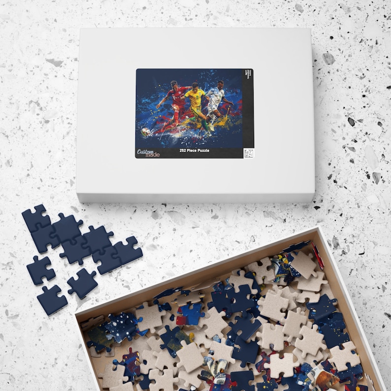Soccer World Cup Jigsaw Puzzle - Dynamic Football Art Gift - Explosive ...