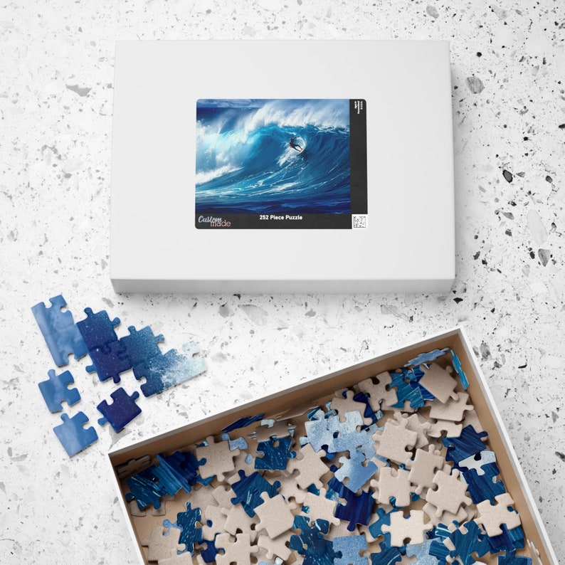 Surf in Hawaii Jigsaw Puzzle, Perfect Gift for Surfer, Surfer Puzzle ...