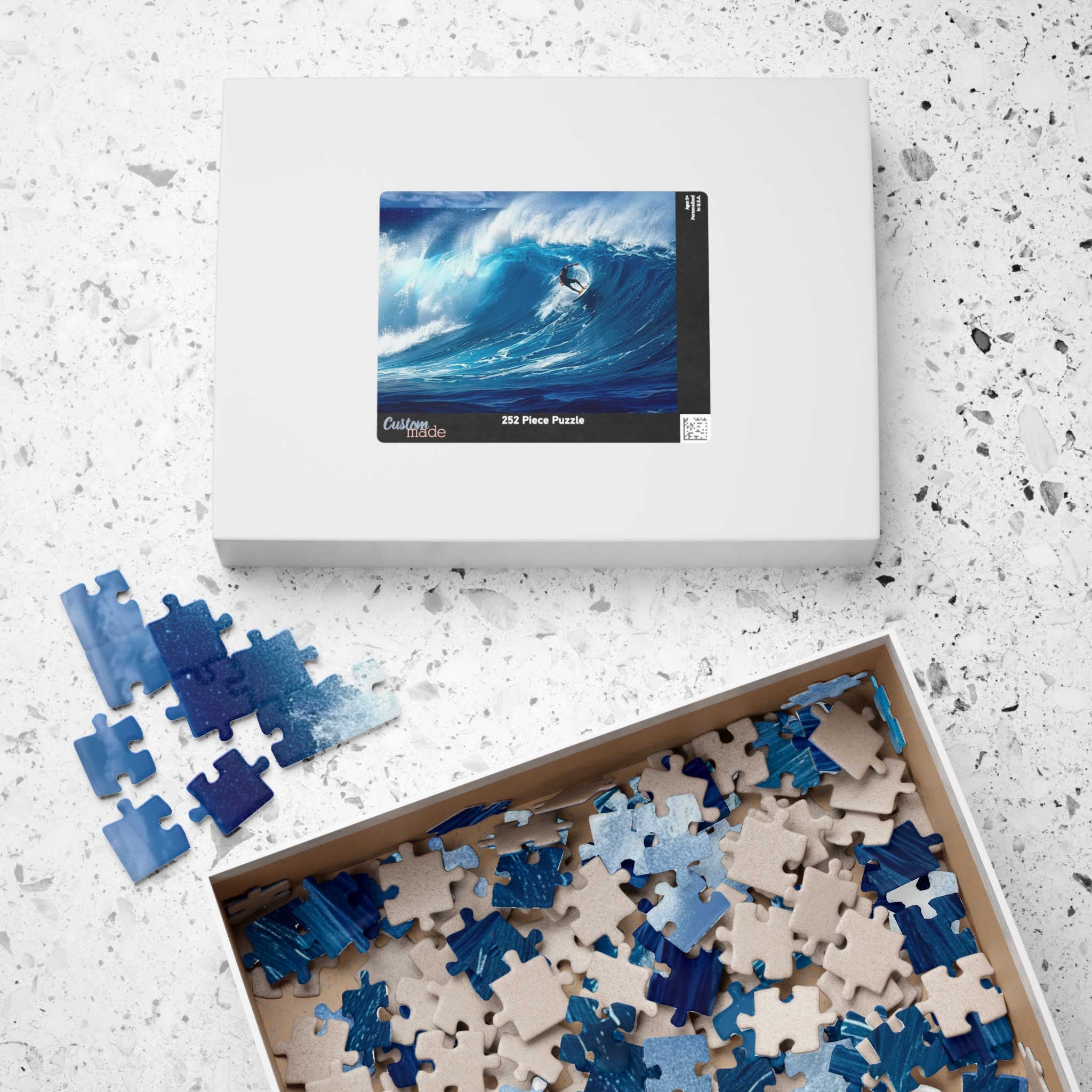 Surf in Hawaii Jigsaw Puzzle, Perfect Gift for Surfer, Surfer Puzzle ...