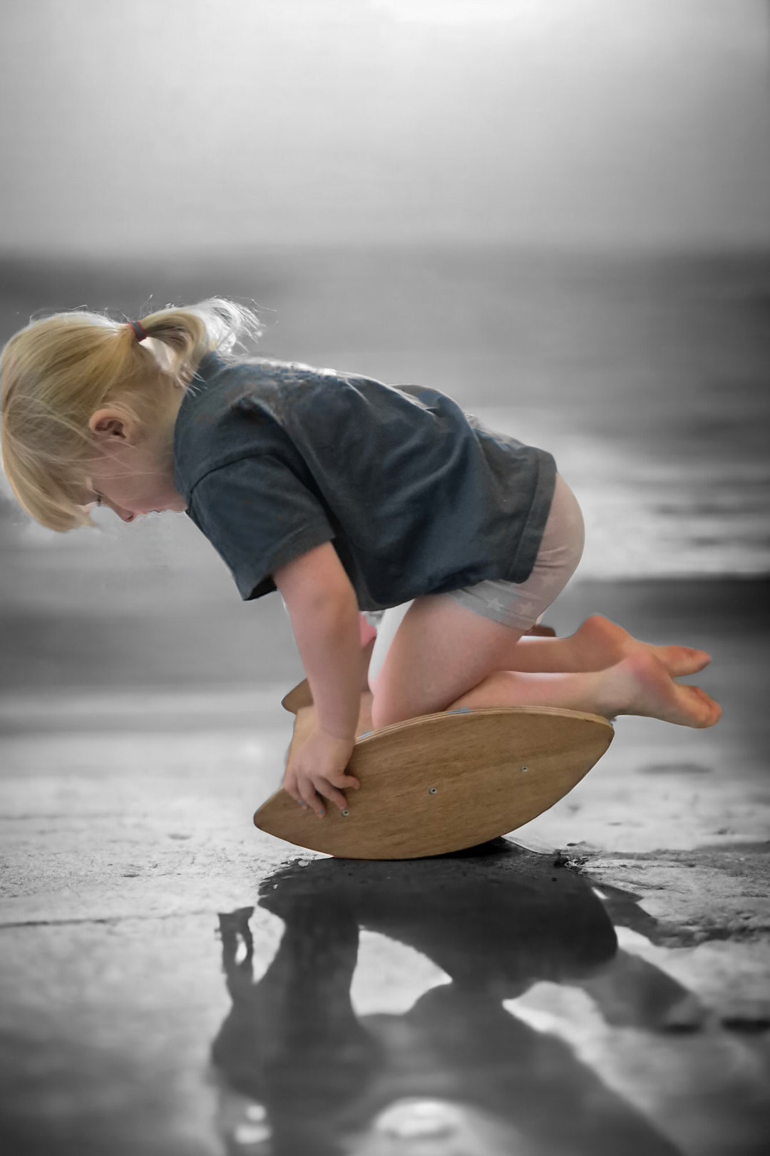 Montessori Balance Board Trainer - 2 Degrees of Difficulty - Etsy