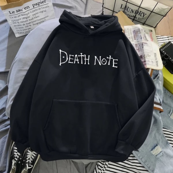 Anime Hoodie Death Note - Etsy