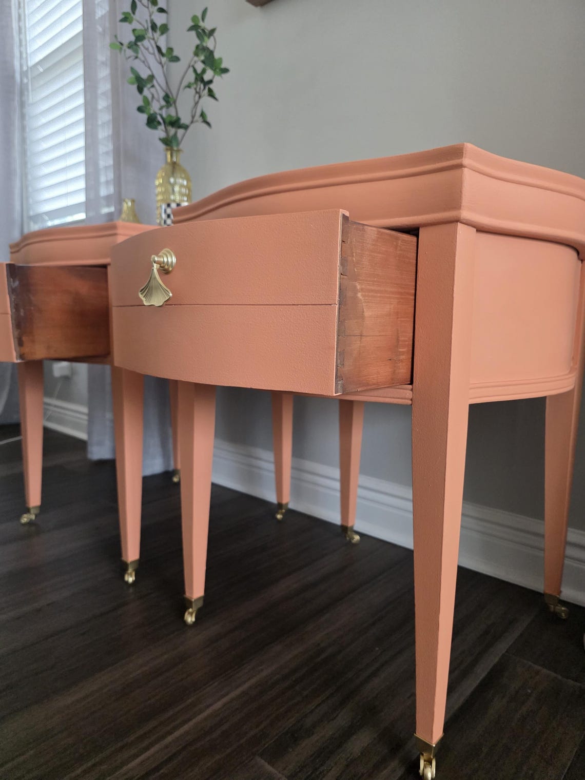 Refinished Vintage Side Tables - Etsy