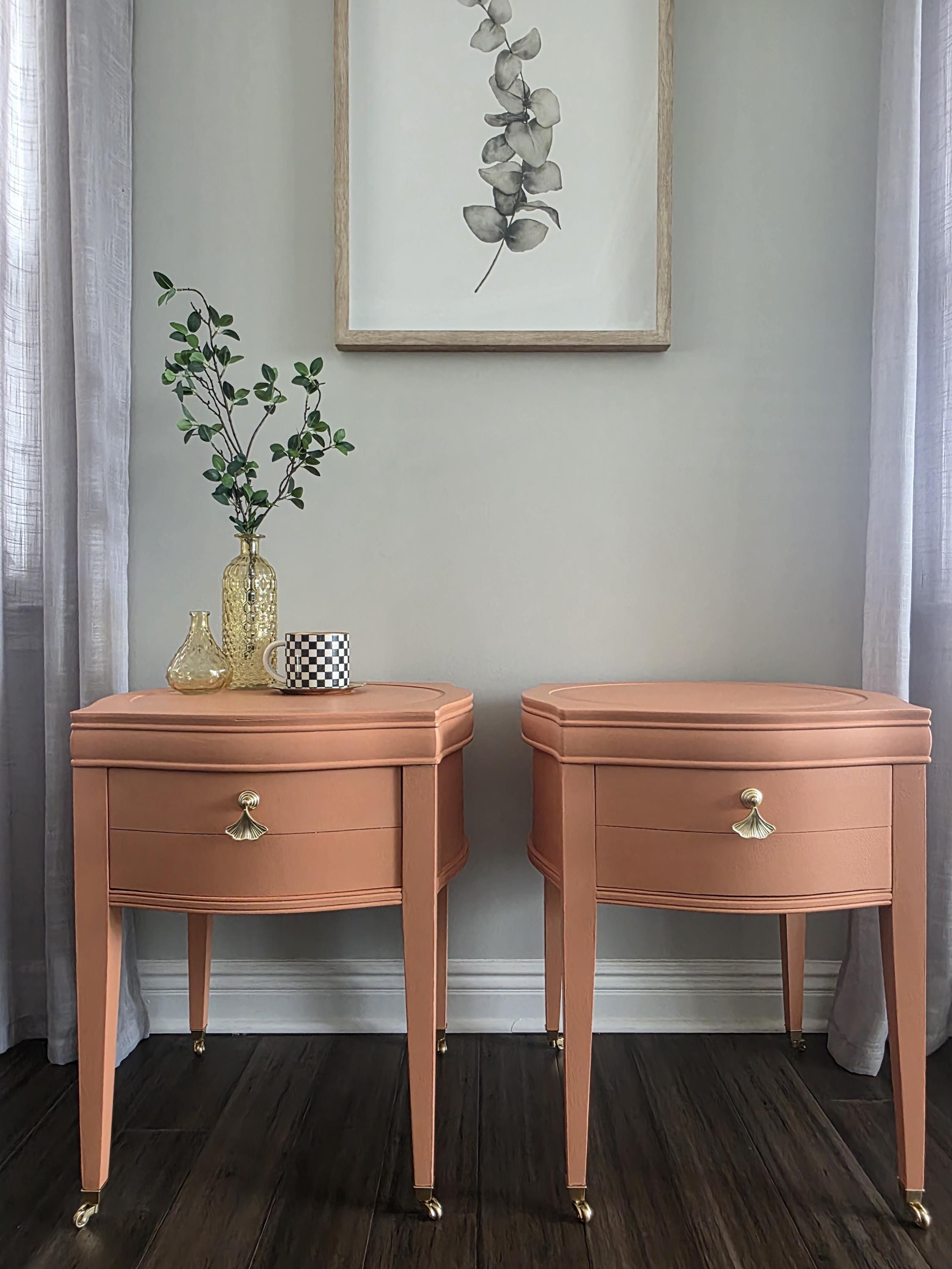 Refinished Vintage Side Tables - Etsy