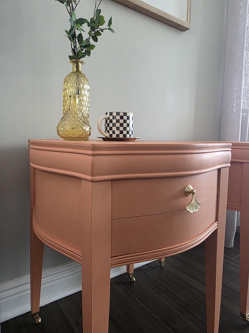 Refinished Vintage Side Tables - Etsy