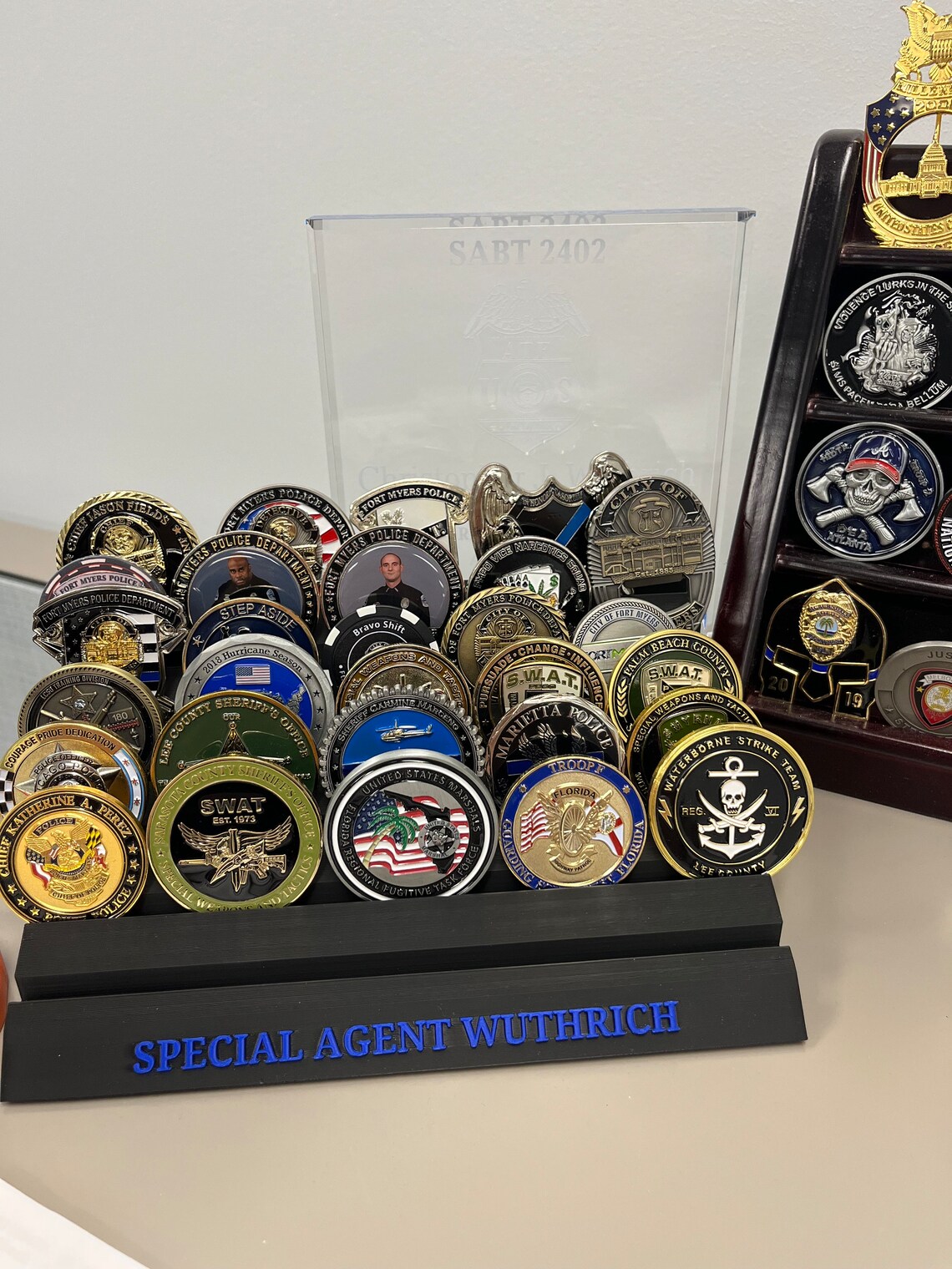 Custom Challenge Coin Display Stand - Etsy