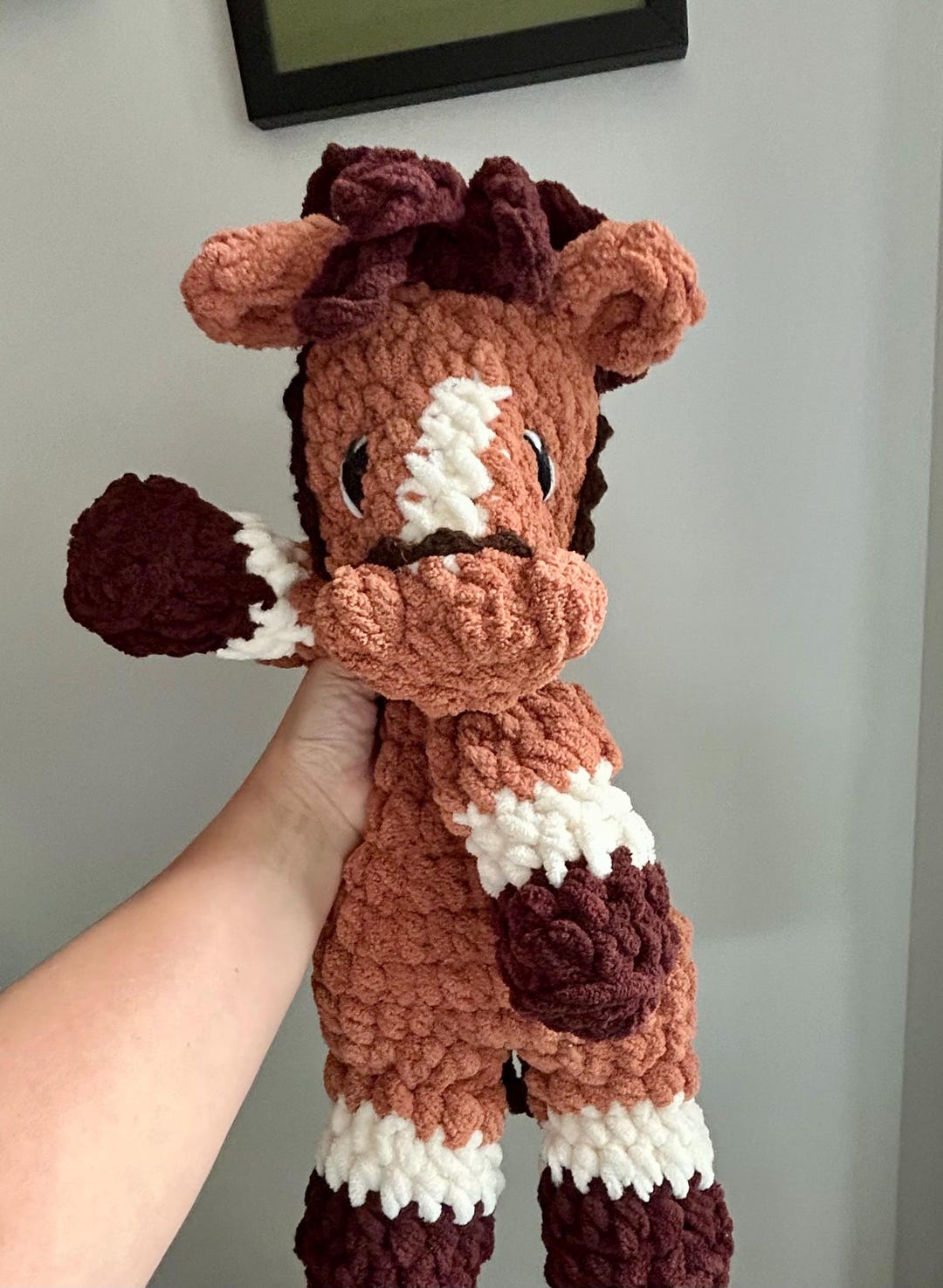Paylin Pony Lovey Plushie 18” Handmade Crochet Horse - Etsy