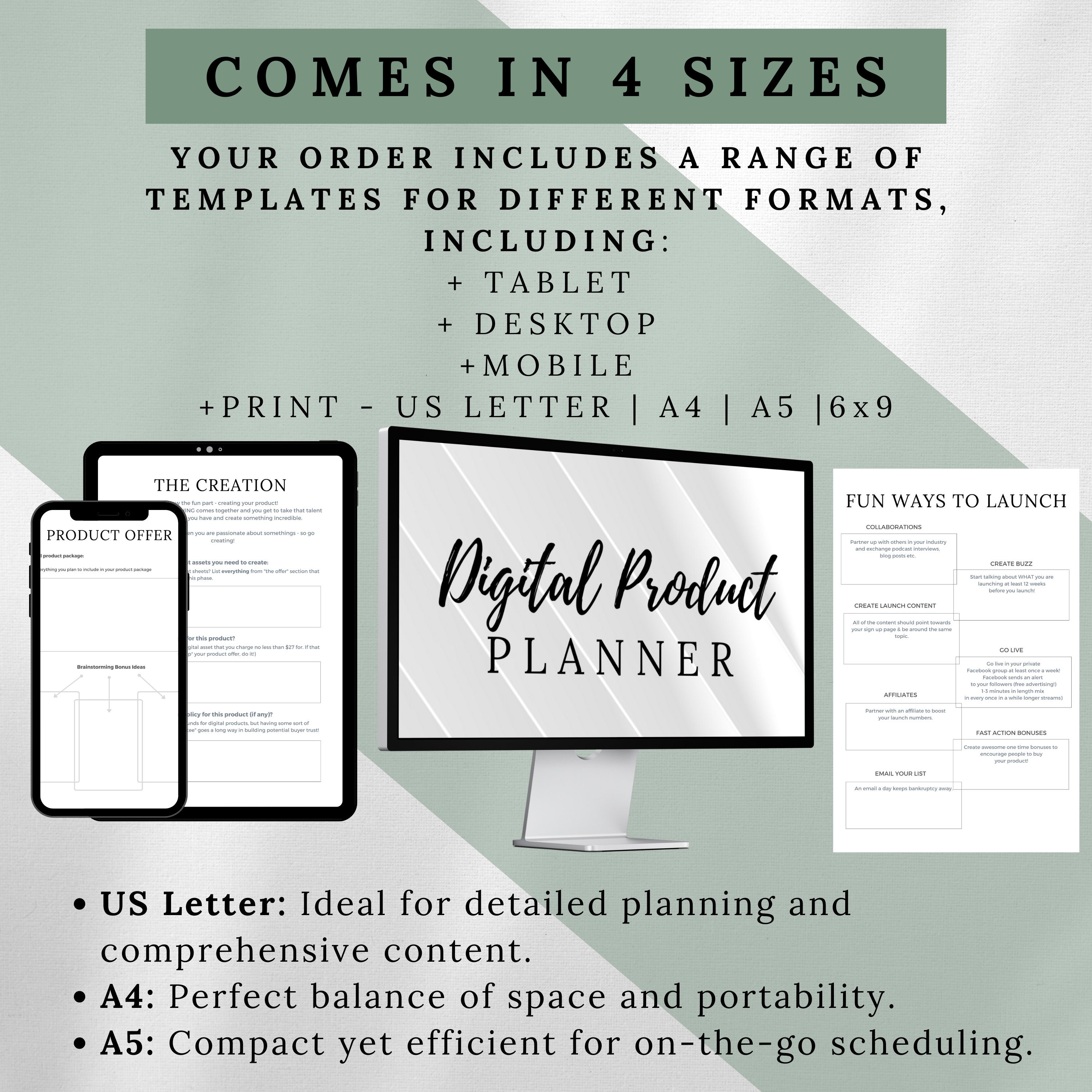 Exclusive Digital Product Planner Manual With Master Resell Rights, PLR ...