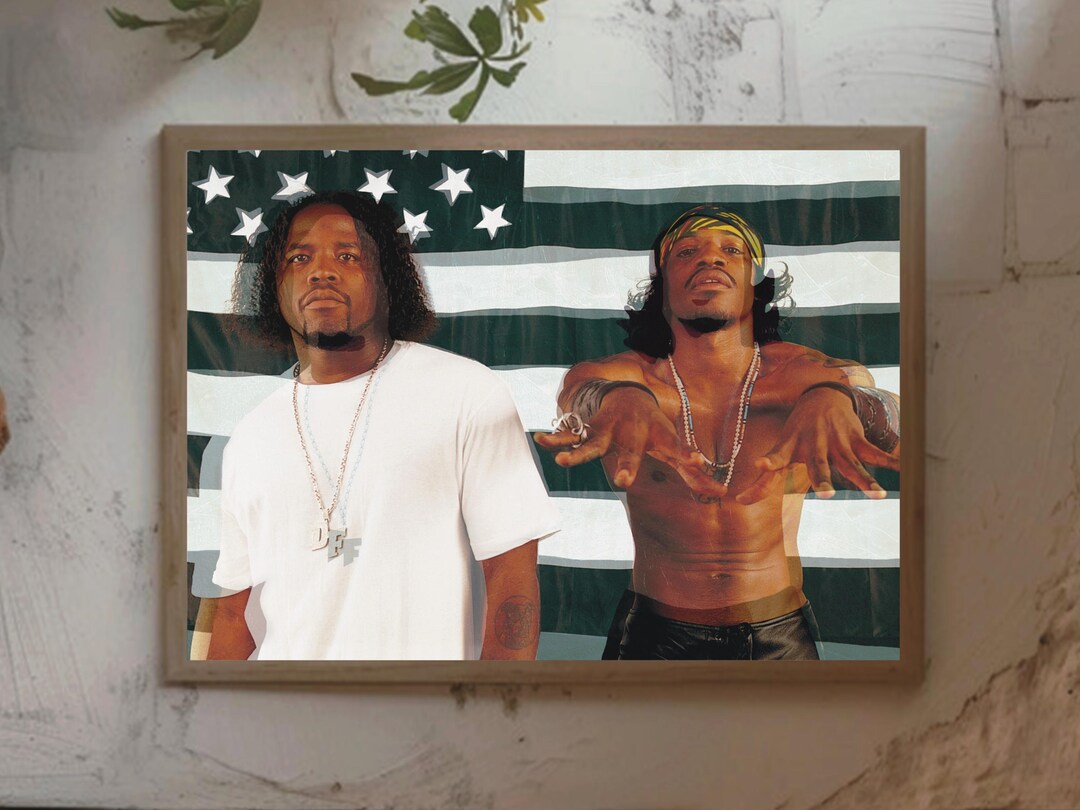 Outkast Poster, Musician Poster, Vibey Music Art, Aesthetic Wall Art ...