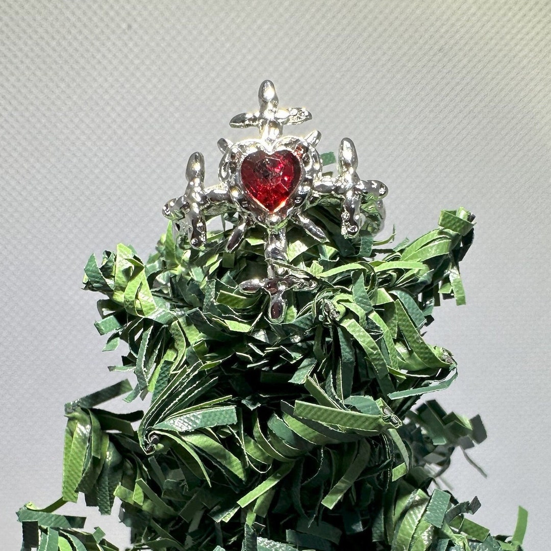 Cross Dollhouse Christmas Tree Topper - Etsy