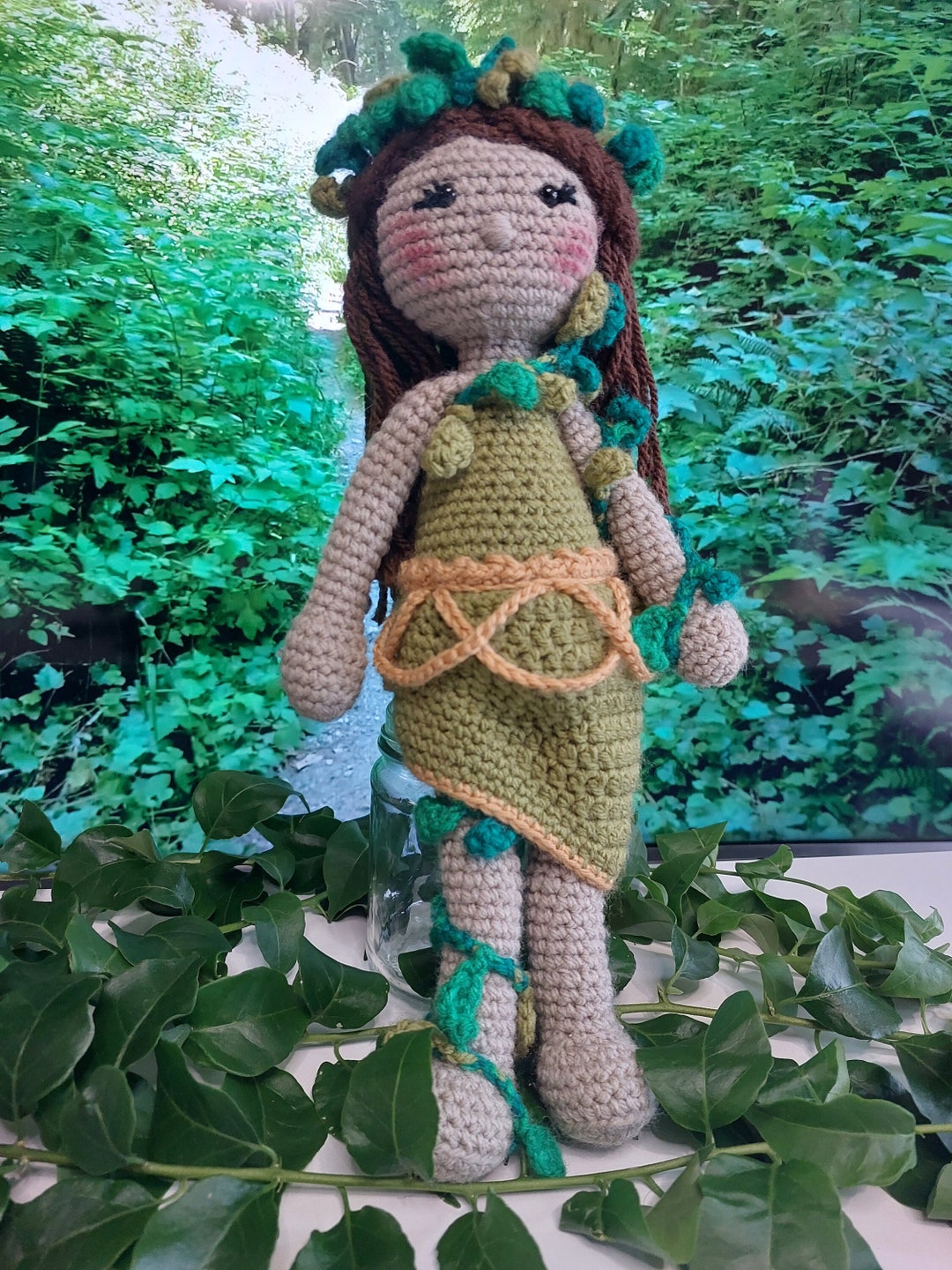 Elysia the Forest Naiad Digital Pattern - 30cm Tall - Etsy