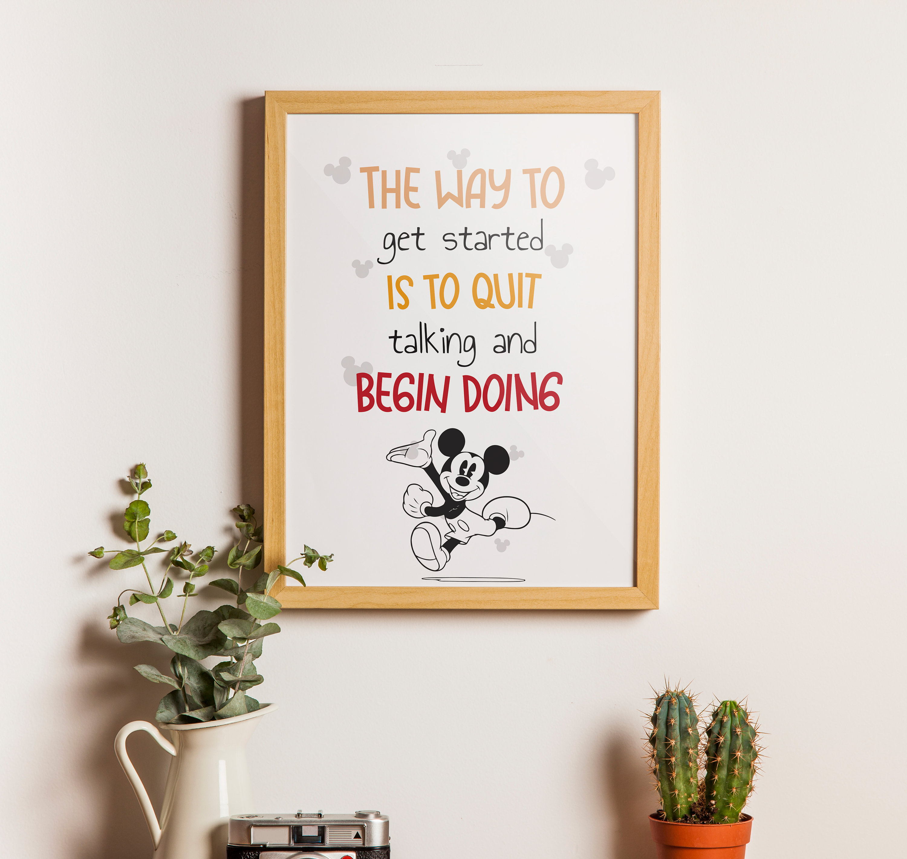 Mickey Mouse Wall Art Set of 3 Vintage Mickey Mouse Prints Nursery ...