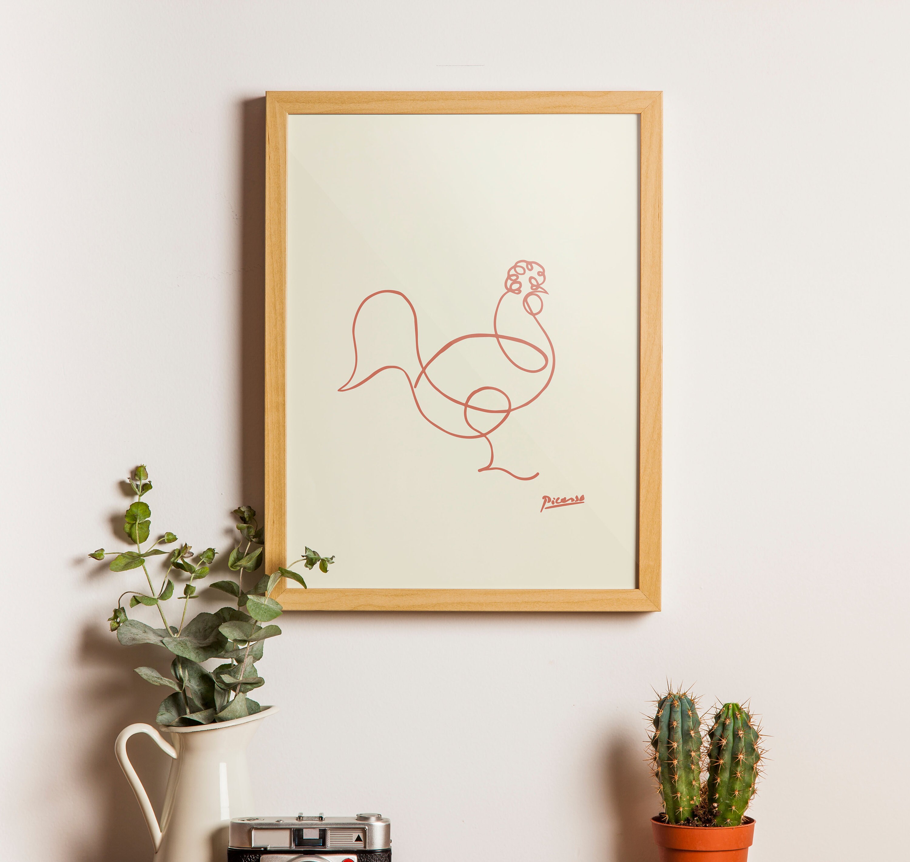 Picasso-Tierposter, Line-Art-Tiere-Poster | Set mit 3 Picasso-Drucken ...