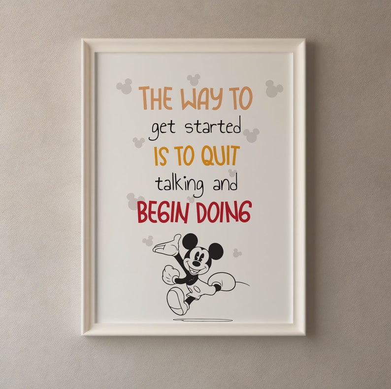 Mickey Mouse Wall Art Set of 3 Vintage Mickey Mouse Prints Nursery ...