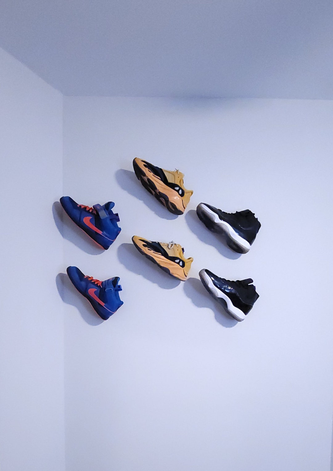 Wall Walkers Floating Shoe Shelves, Shoe Wall Shelf, Shoe Wall Mount 8 ...