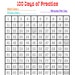 Music Practice Challenge, Printable 100 Days Practice Chart, One ...