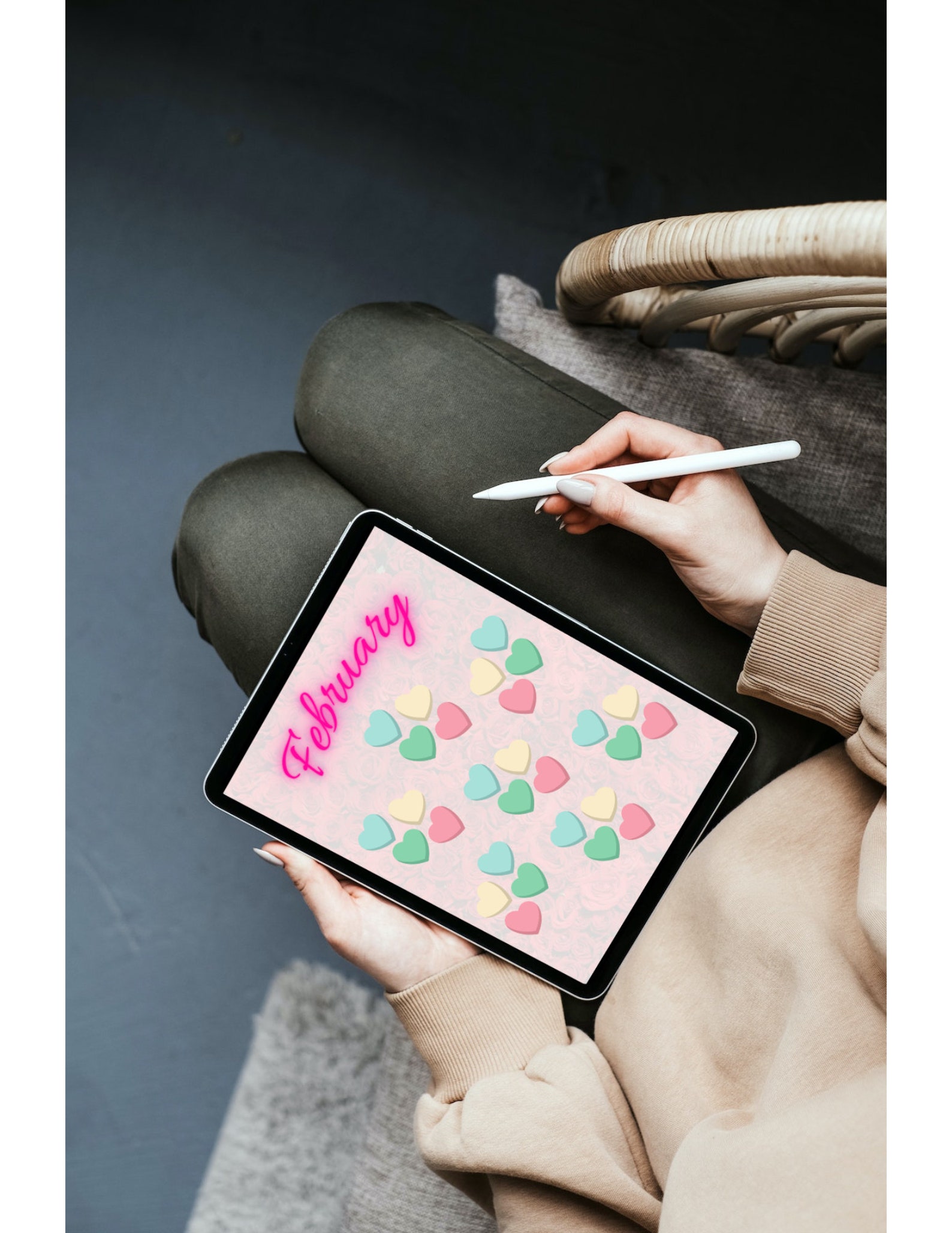 February Habit Tracker | Valentine's Heart Theme (printable PDF) - Etsy