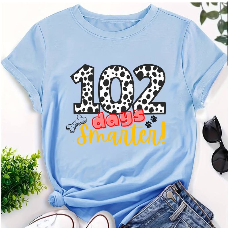 102 Days of School PNG Design - Etsy