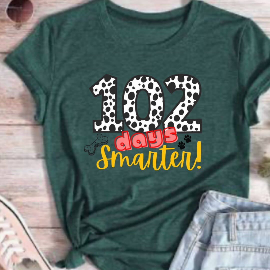 102 Days of School PNG Design - Etsy