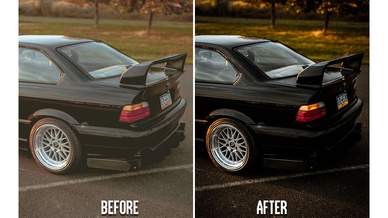 25+ Automotive Lightroom Presets Mobile & Desktop, Minimal Filters ...