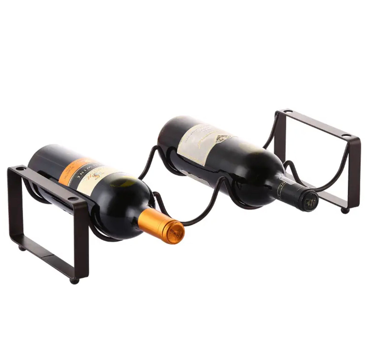 Basics Tabletop Stackable Wine Rack, Black Aesthetic - Etsy