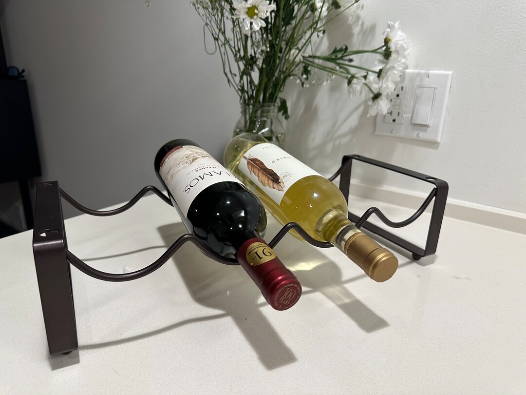 Basics Tabletop Stackable Wine Rack, Black Aesthetic - Etsy