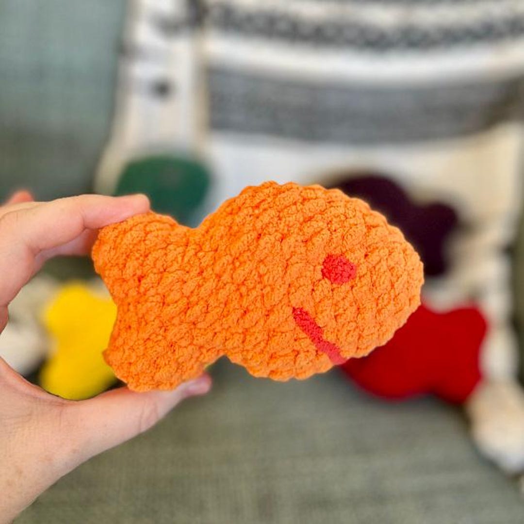Bite Size Fish Crackers Crochet Pattern - No-sew - Beginner Friendly - Etsy