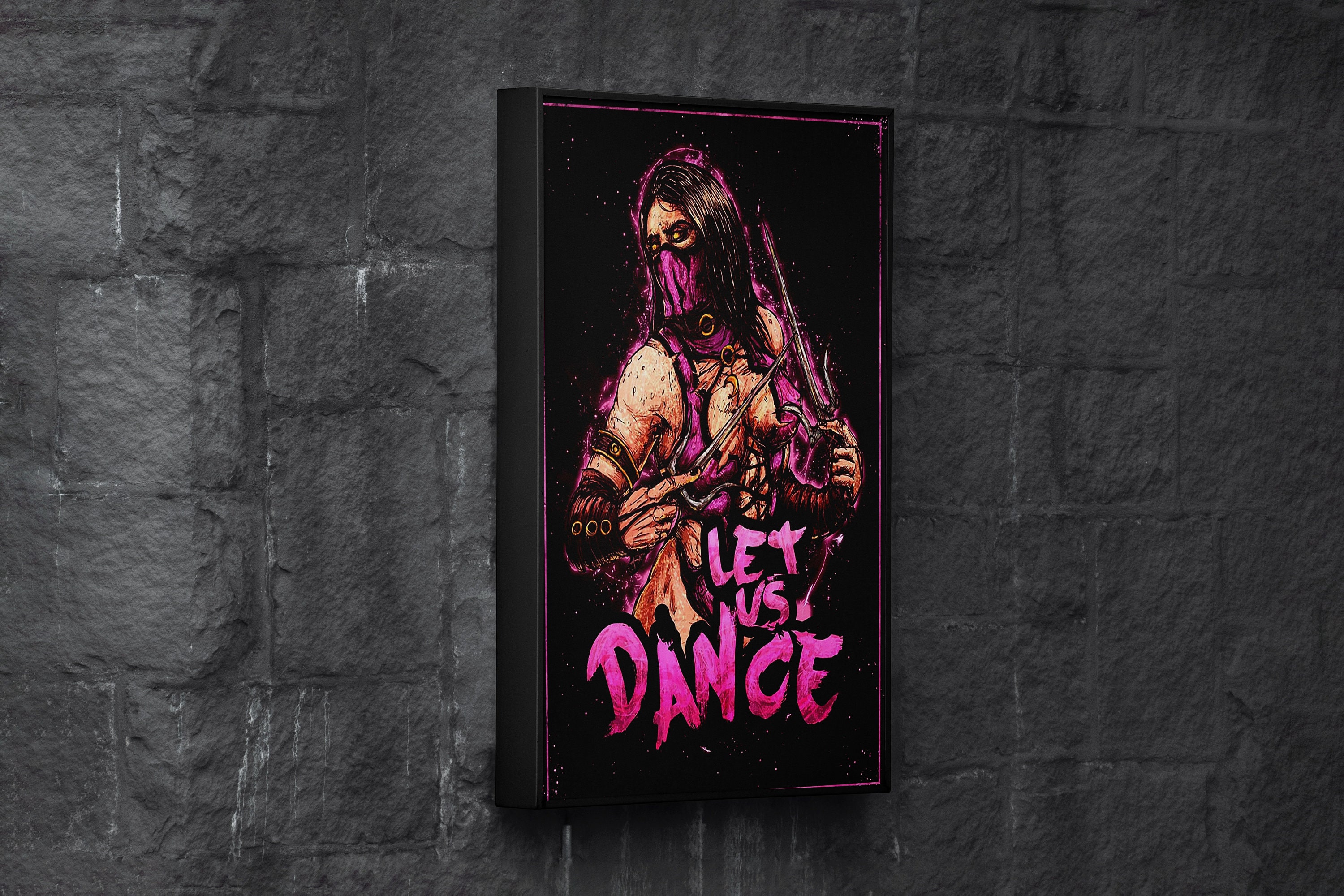 Mileena, Minimalist Anime Print, Retro Vintage Japanese Animation, Wall ...