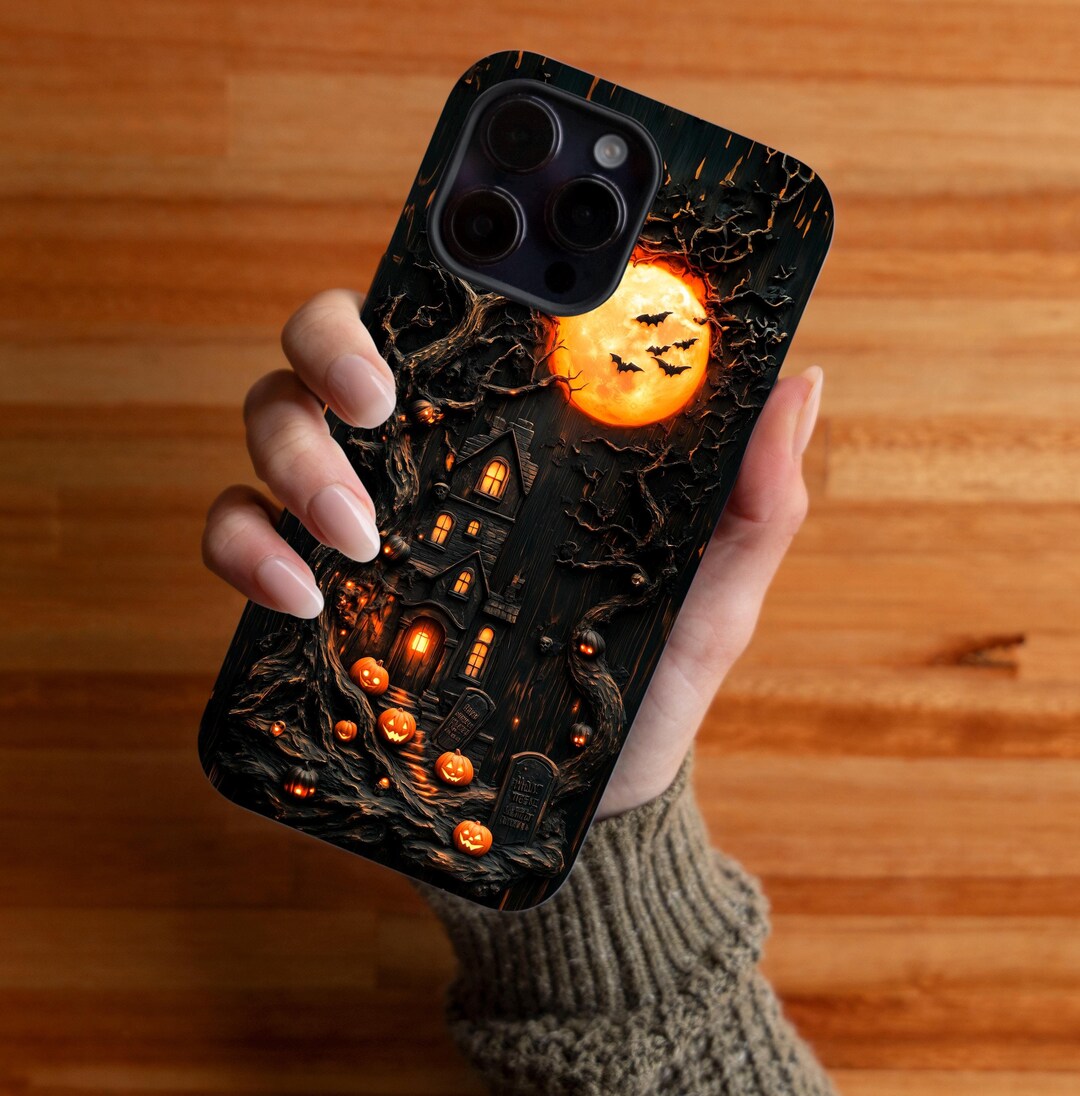 Haunted House Halloween Tough Cases Spooky Scary Goth Ghosts Dark ...