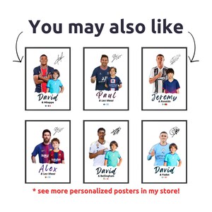 Personalized Cristiano Ronaldo Poster Custom Real Madrid Photo With ...